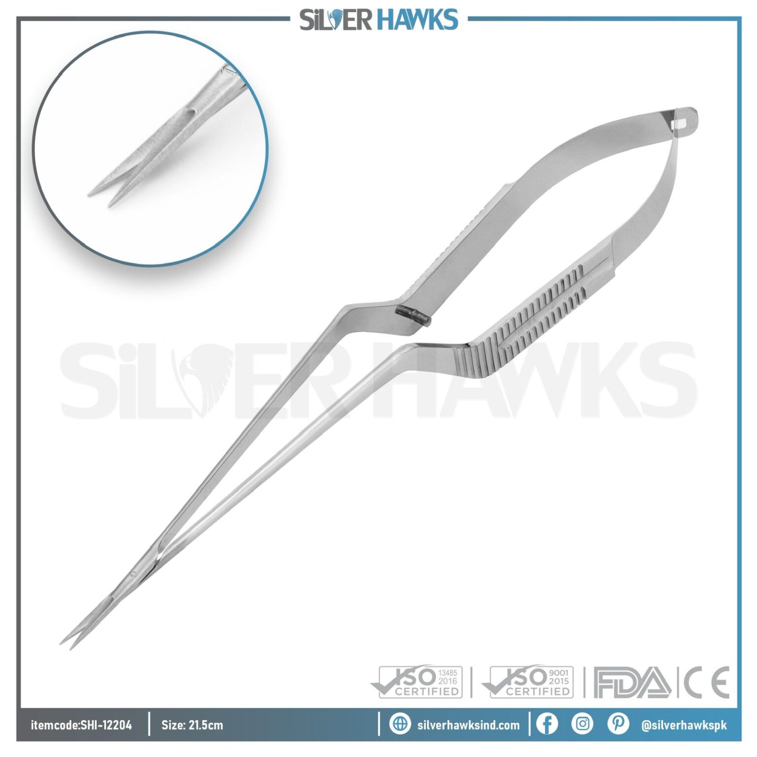 Super Sharp Micro Scissor - Silver Hawks